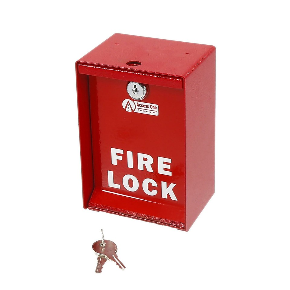 FAAC Fire Lock Box with Keys- Red | eBay