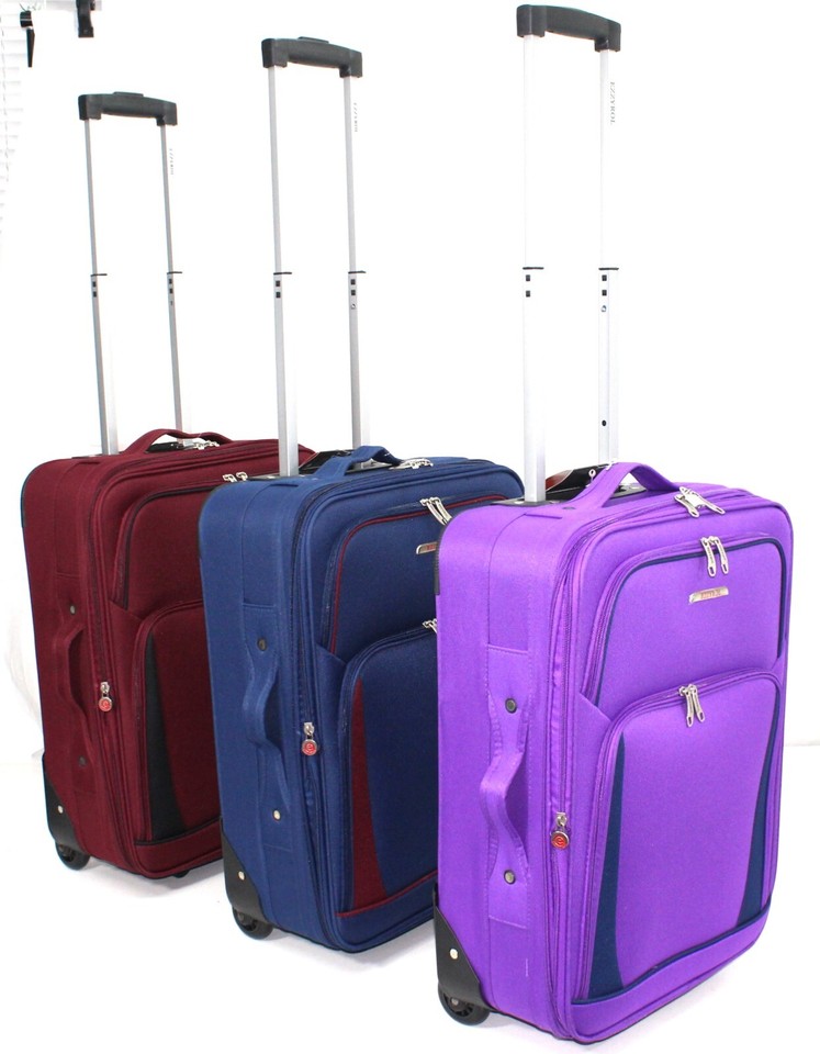 55x40x20cm EasyJet Ryanair Wheel Suitcase Cabin Bag Trolley Case Travel ...