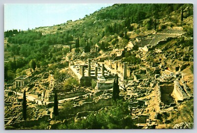 Vintage Postcard General View Of Delphi Greece D11 | eBay