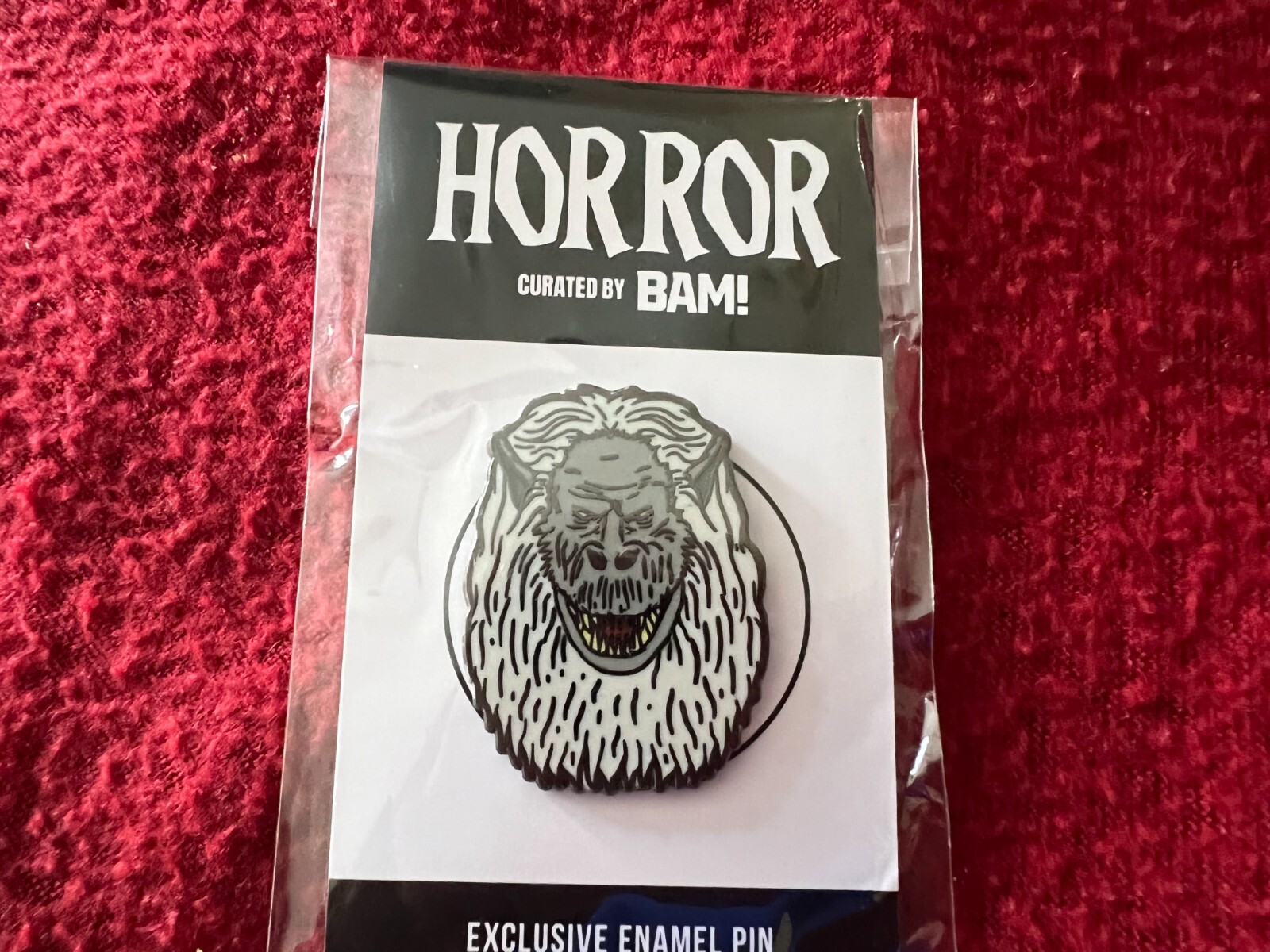 Bam Box Horror Exclusive Enamel Pin Creepshow "Fluffy the Crate Beast ...
