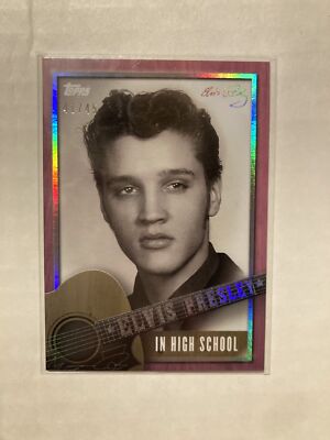 2022 Topps Now Elvis Presley The King of Rock N Roll #4 Pink Parallel ...