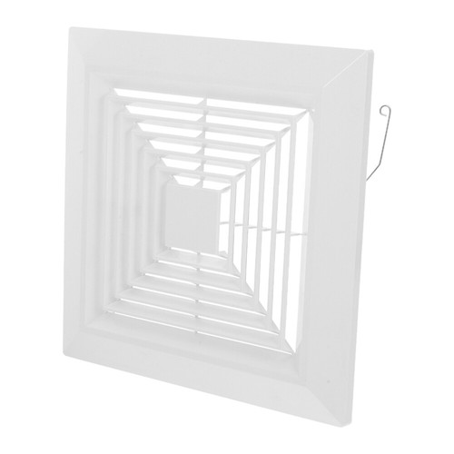 Bathroom Exhaust Fan Hood Square Ceiling Vent Cover Replacement Grille ...