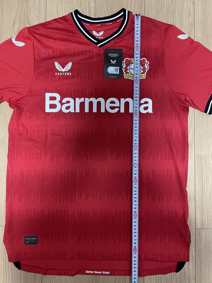 Castore Bayer Leverkusen 22/23 Authentic Jersey L Unused with Tags | eBay