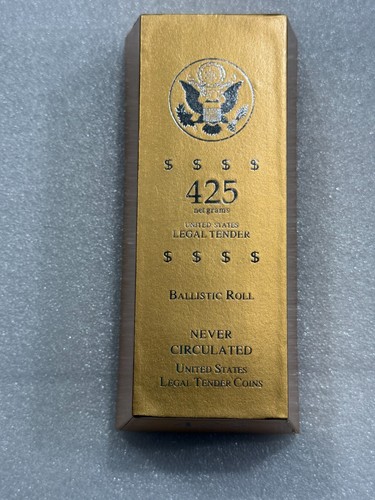 Ballistic Roll 425 Grams US Legal Tender Coins Never Circulated James ...