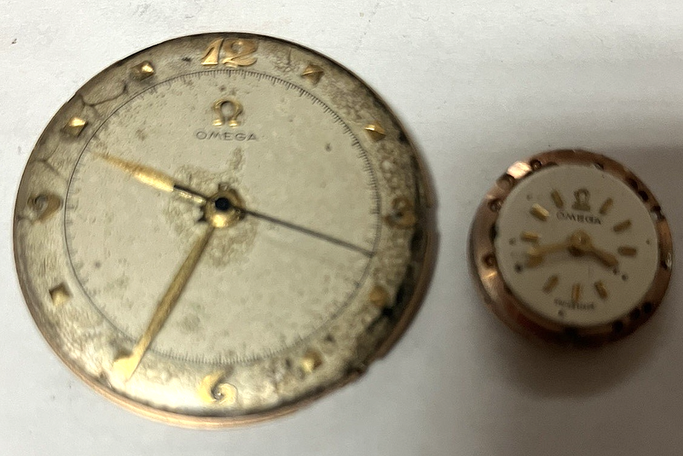 2 OMEGA Watch Movements 17J (PARTS/REPAIR)+++++ SEVERAL OTHER MISC ...