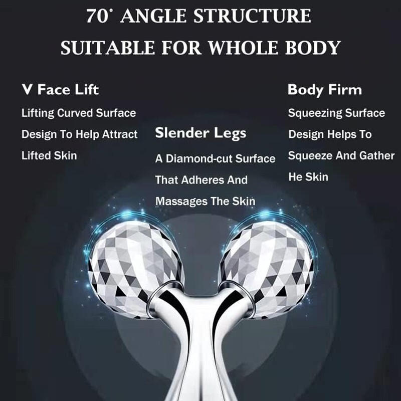 3D Roller Face Massager Face Lift Tool Firming Beauty Massage Body Face ...