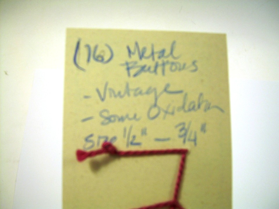 16 FANCY Gold Metal Buttons Mix ⅜-¾" * * knobby * VINTAGE * * * OLD ...