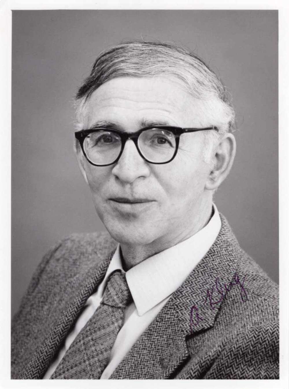 Aaron Klug autograph Nobel Prize in Chemistry 1982, signed photo | eBay