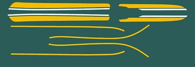 KAWASAKI Z1 900 A 1974 GREEN MODEL DECAL SET STICKERS | eBay UK