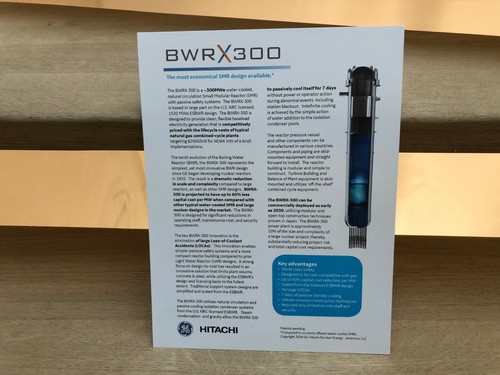 GE Hitachi BWR X300 small modular reactor nuclear reactor brochure | eBay