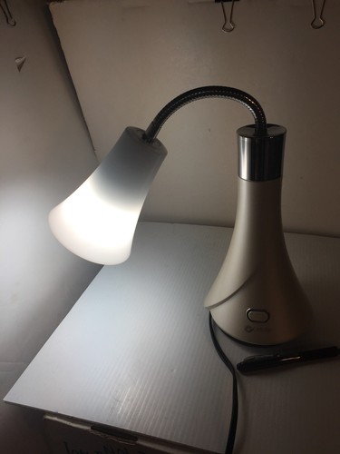 OttLite Tulip Adjustable Gooseneck Desk Table Lamp - Ivory Pearl Color ...