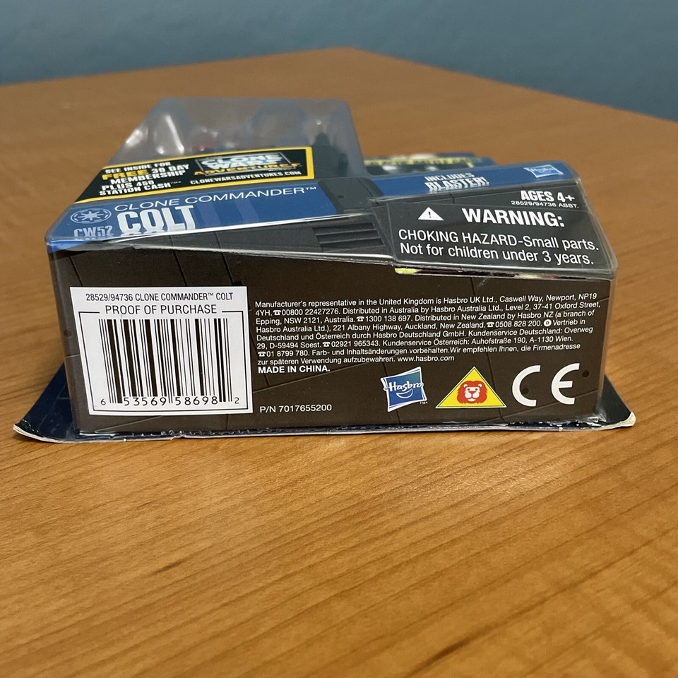 Star Wars Clone Commander Colt CW52 3.75in Clone Wars Action Figure ...