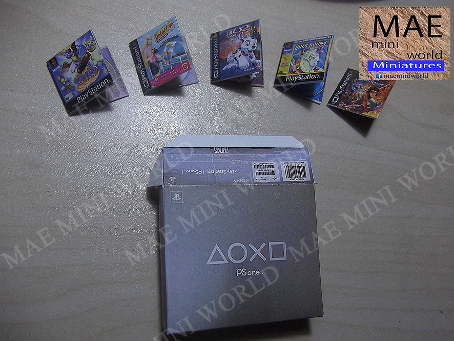 Miniature Box. PSone and 5 games.1:6 Scale. Playstation. CAN | eBay