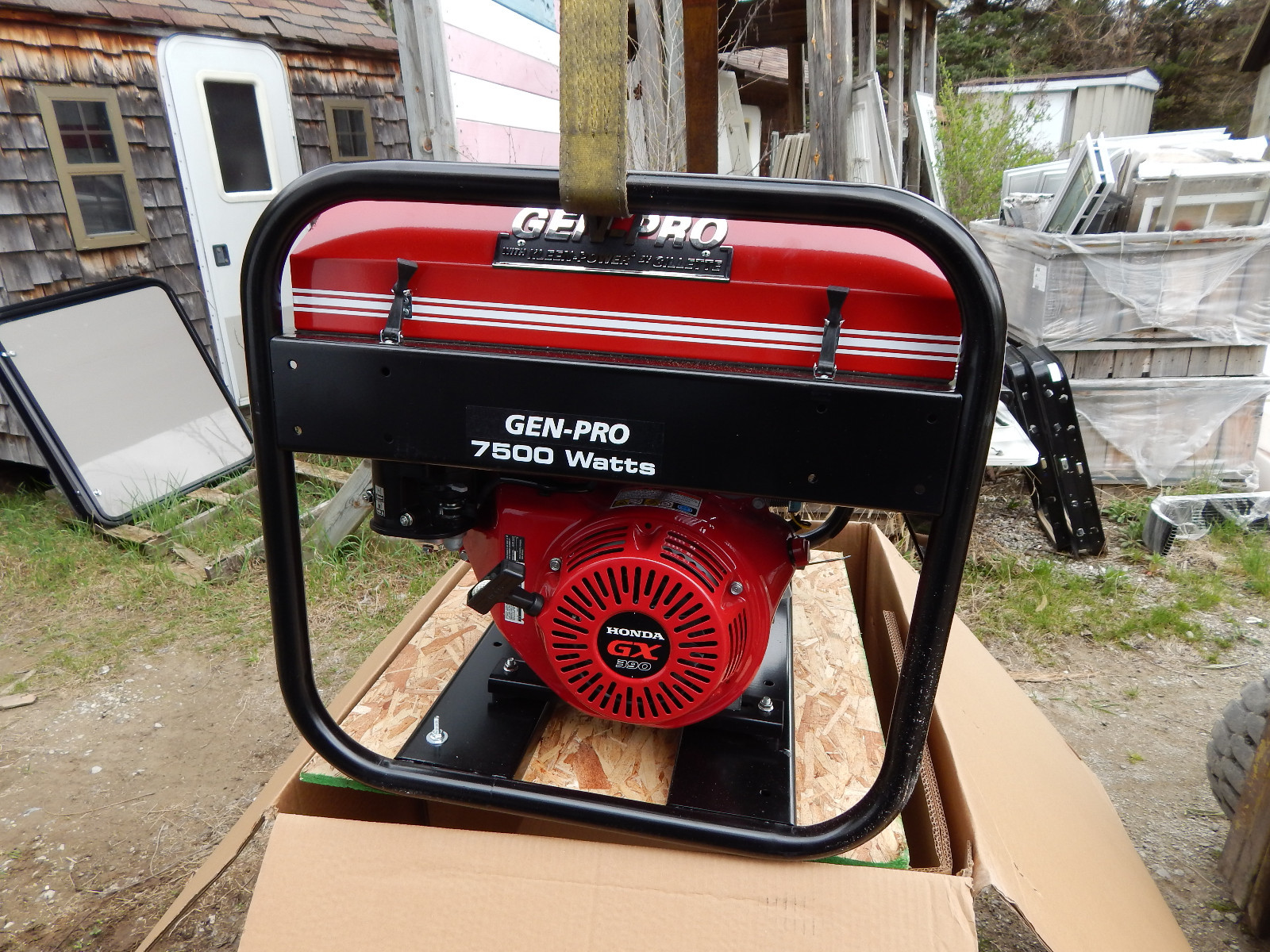 Gillette Gen Pro Generator, 7500 Watts, Honda Motor, New In Box, Pull St. GPE75H | eBay