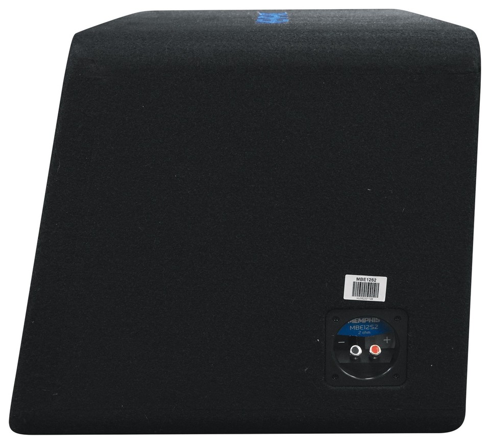 Memphis Audio MBE12S2 MB 12" 1000 Watt Loaded Subwoofer Enclosure 2 Ohm ...
