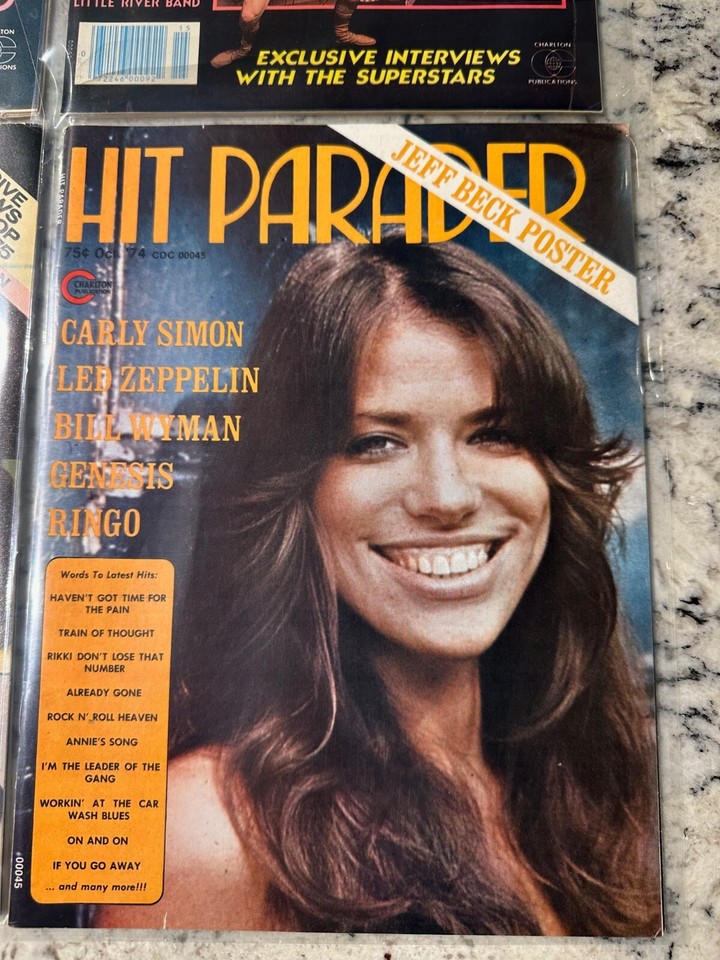 HIT PARADER Rock & Roll Vintage Magazine Lot Of 4 1970's 80's Bands ...