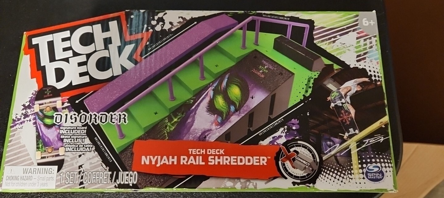 Tech Deck Skatepark Nyjah Rail Shredder Exclusive Spin Master (New) | eBay