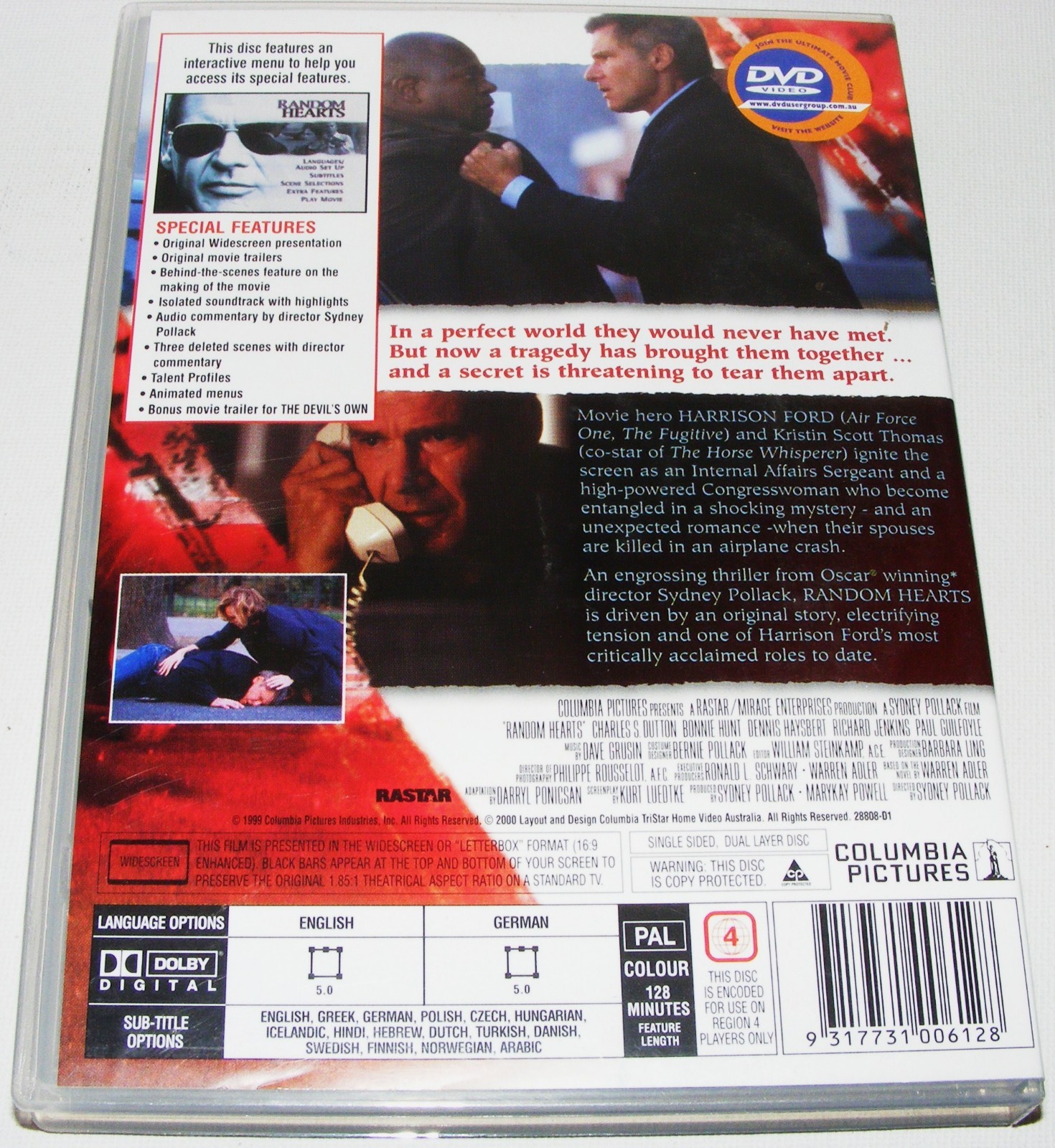 Random Hearts---- (DVD, 2000) | eBay