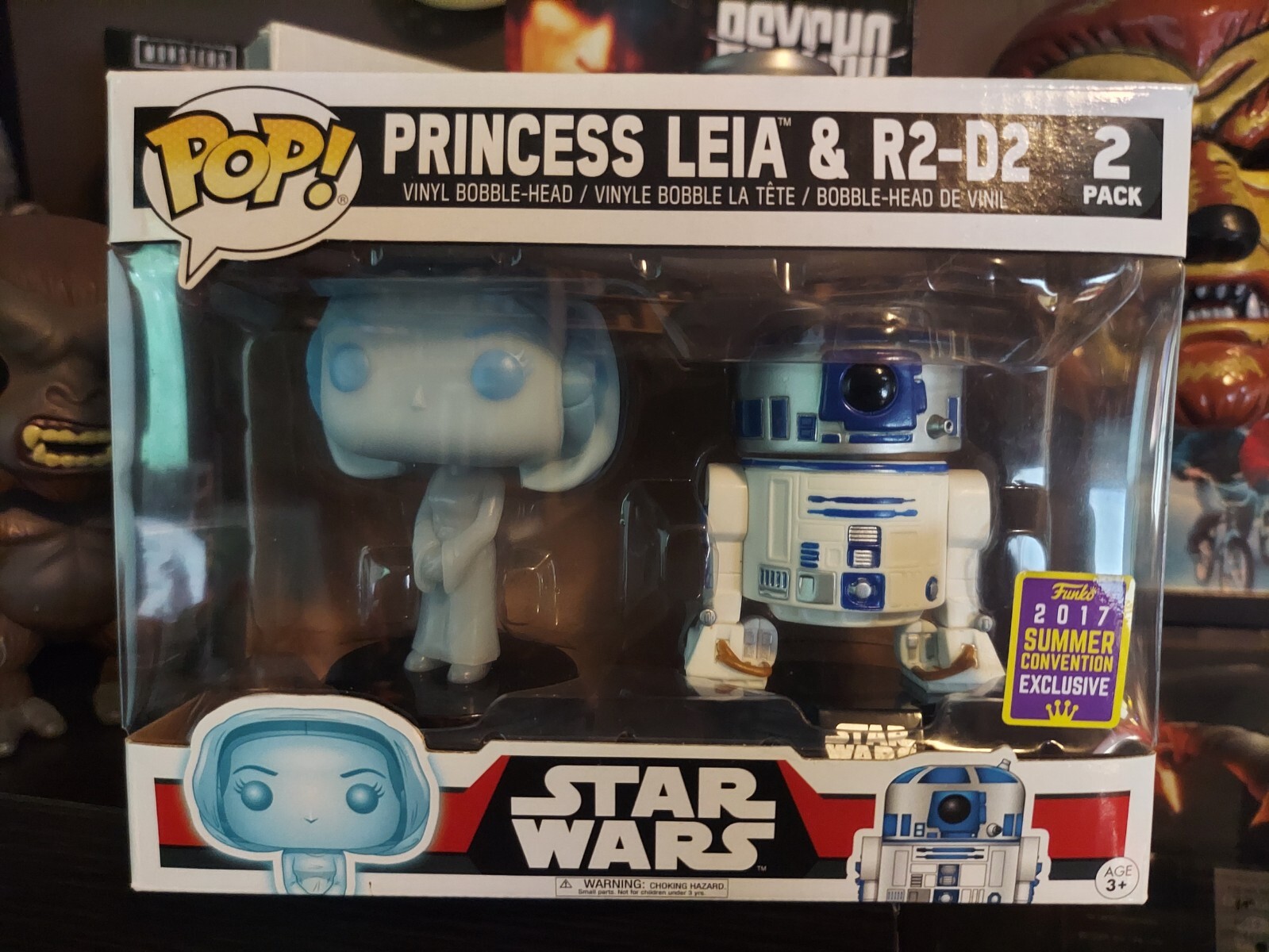 PRINCESS LEIA AND R2D2 FUNKO POP STAR