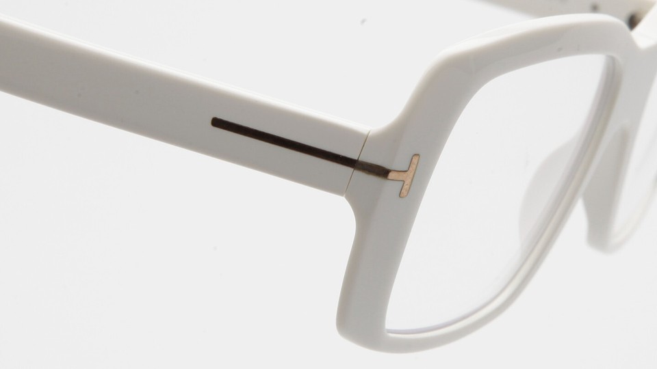 NEW TOM FORD TF 5822-B ECO 025 White EYEGLASSES FRAME 54-16-145mm B42mm ...