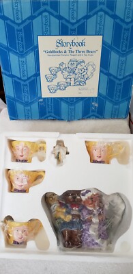 Goldilocks And The Three Bears Tea Set - Teapot and 4 cups Ceramic ...