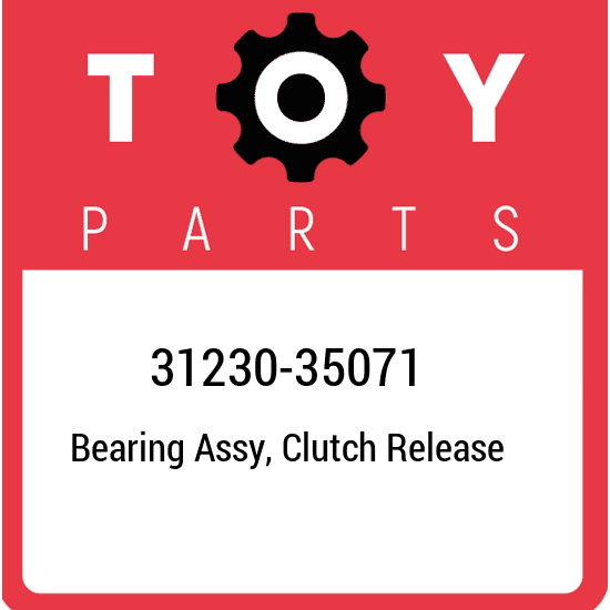 31230-35071 Toyota Bearing assy, clutch release 3123035071, New Genuine ...
