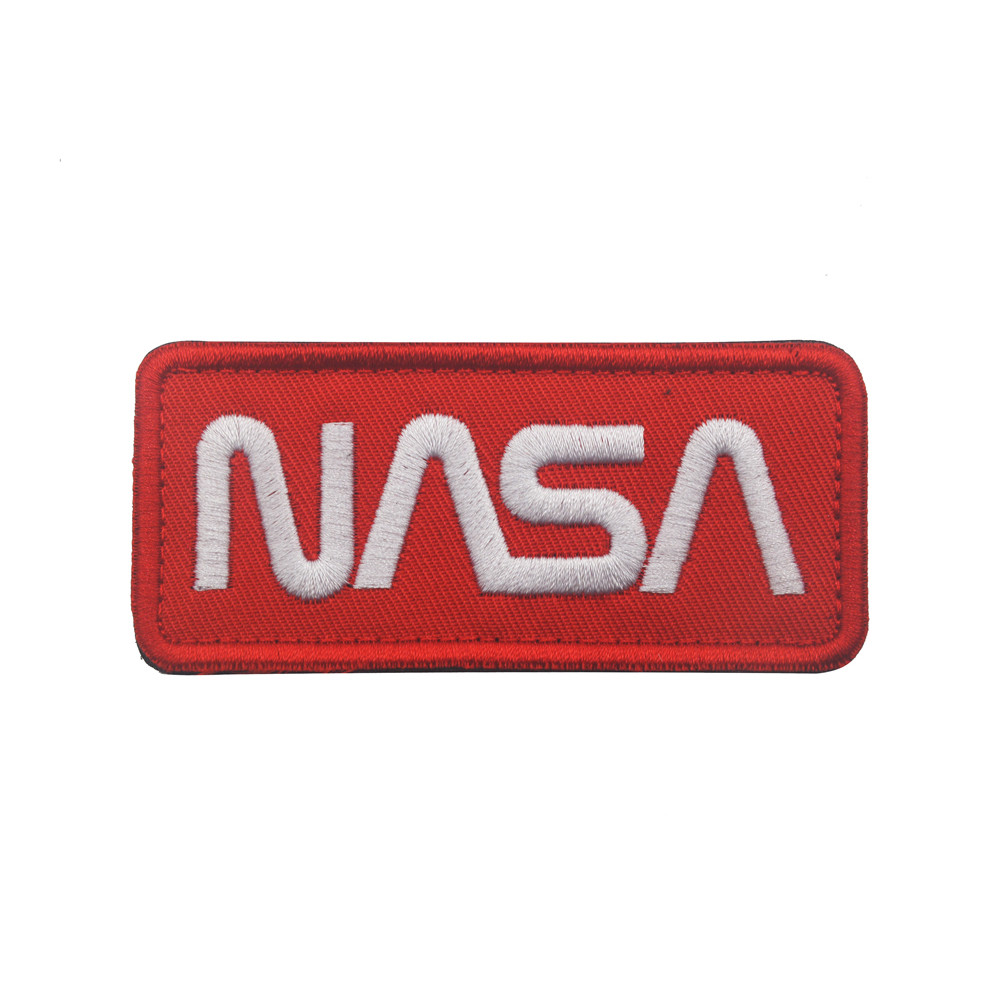 NASA Embroidery Uniform Hook Loop Patch Fastener Badge Armband For ...