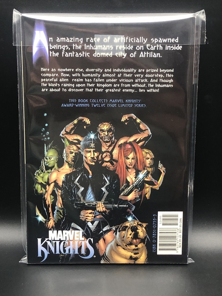 INHUMANS TPB Paul Jenkins Jae Lee Marvel Knights 2015 NEW | eBay