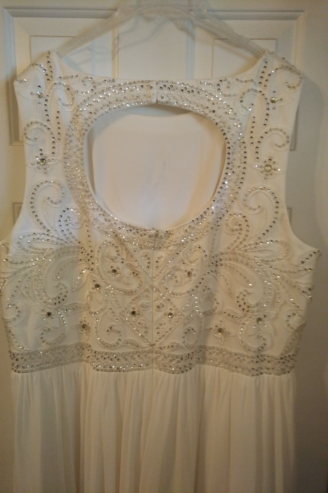 Cream Ivory Off White Evening Gown Wedding Prom Part… - Gem