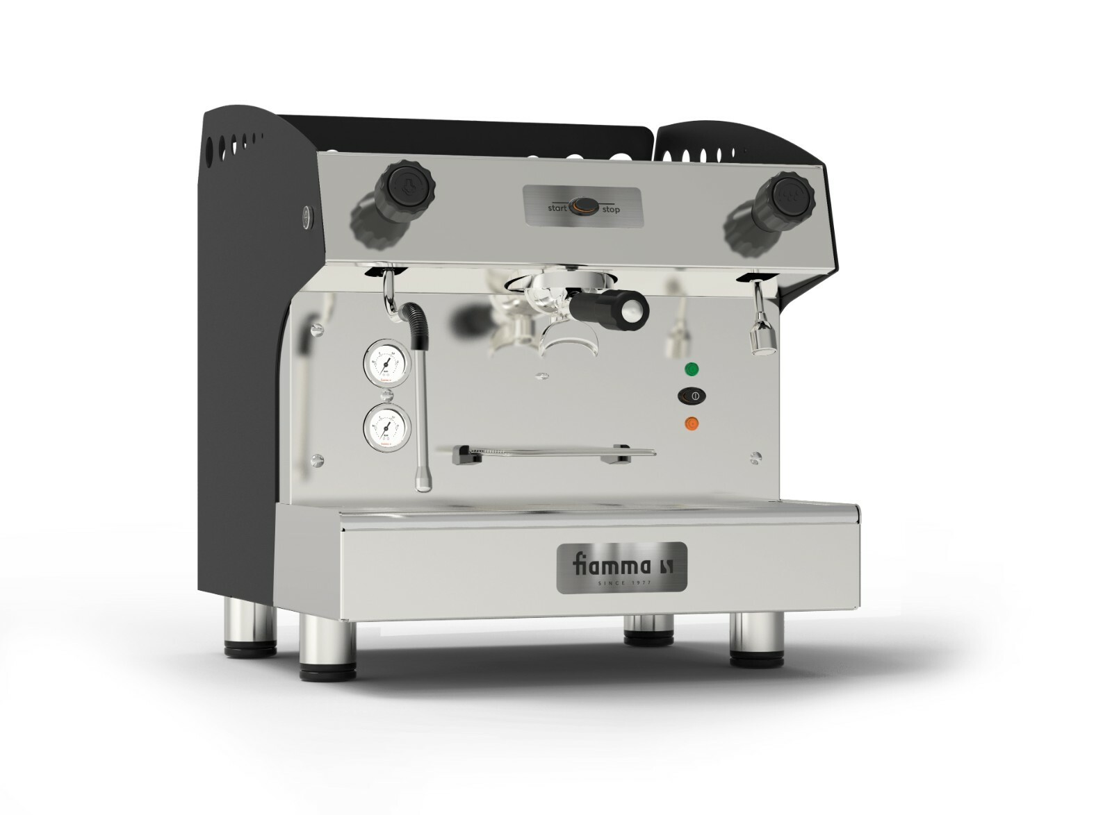 1 Group Commercial Espresso Machine Tall Cup Version Cappuccino Latte ...