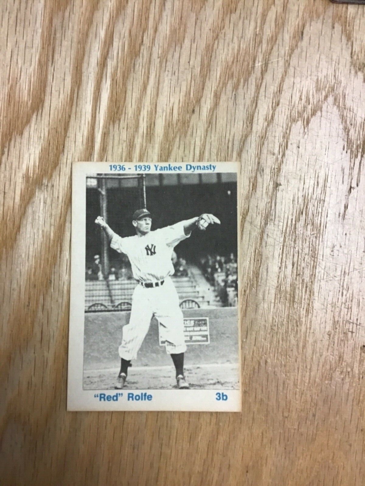 1975 TCMA Red Rolfe New York Yankees Card | eBay