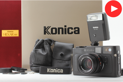 RARE!! [UNUSED] Konica HEXAR RF Film Camera w/M-HEXANON 50mm f/2 Lens From JAPAN | eBay