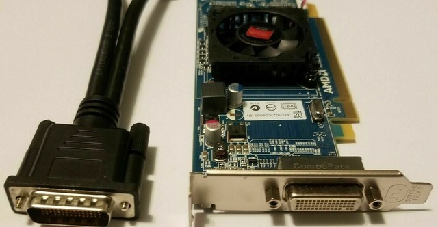 Dell Windows 10 Dual Monitor DVI Video Graphics Card AMD HD Radeon 5450 ...