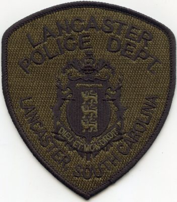 LANCASTER SOUTH CAROLINA SC Green Background POLICE PATCH | eBay