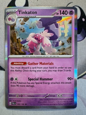 Tinkaton Holo English Pokemon TCG BKAY722 | eBay