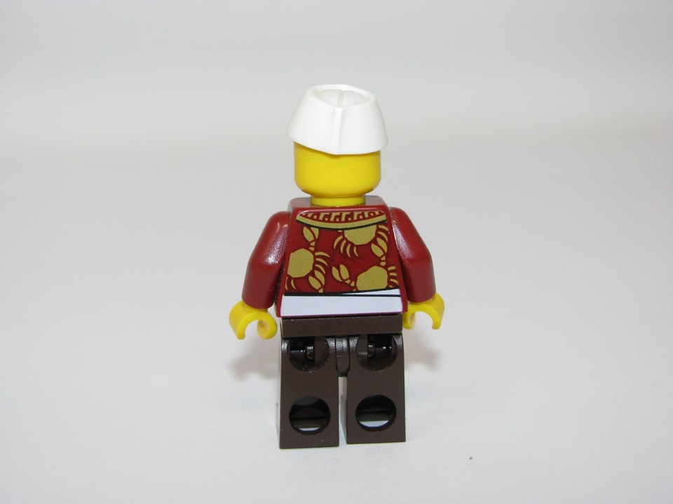 LEGO Ninjago City Severin Black Minifigure Chef Cook Civilian Movie ...