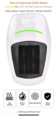Cyber Heater Portable Heater | eBay