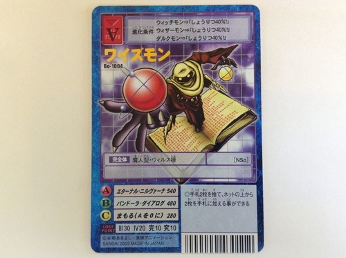 CB247 Wisemon Bo-1004 Digimon Card 1128 | eBay