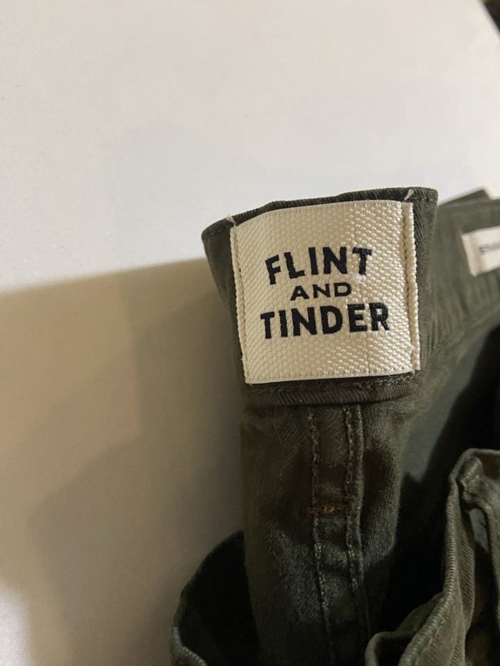 Flint And Tinder Straight Fit Pants Men’s SIZE 36X32 Dark Olive | eBay