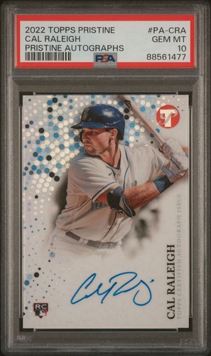 2022 Topps Pristine - Pristine Autographs Cal Raleigh #PA-CRA PSA 10 ...