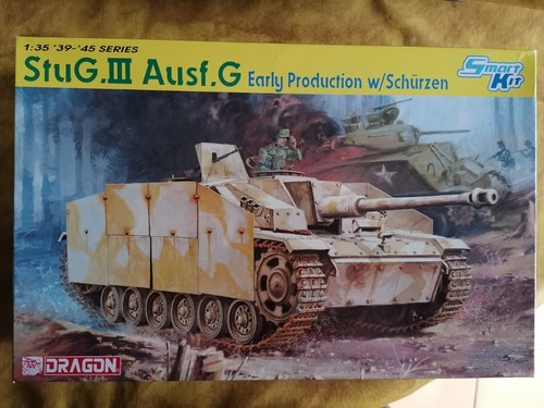 DRAGON DML 6365 - StuG III Auf G early production with schürzen | eBay