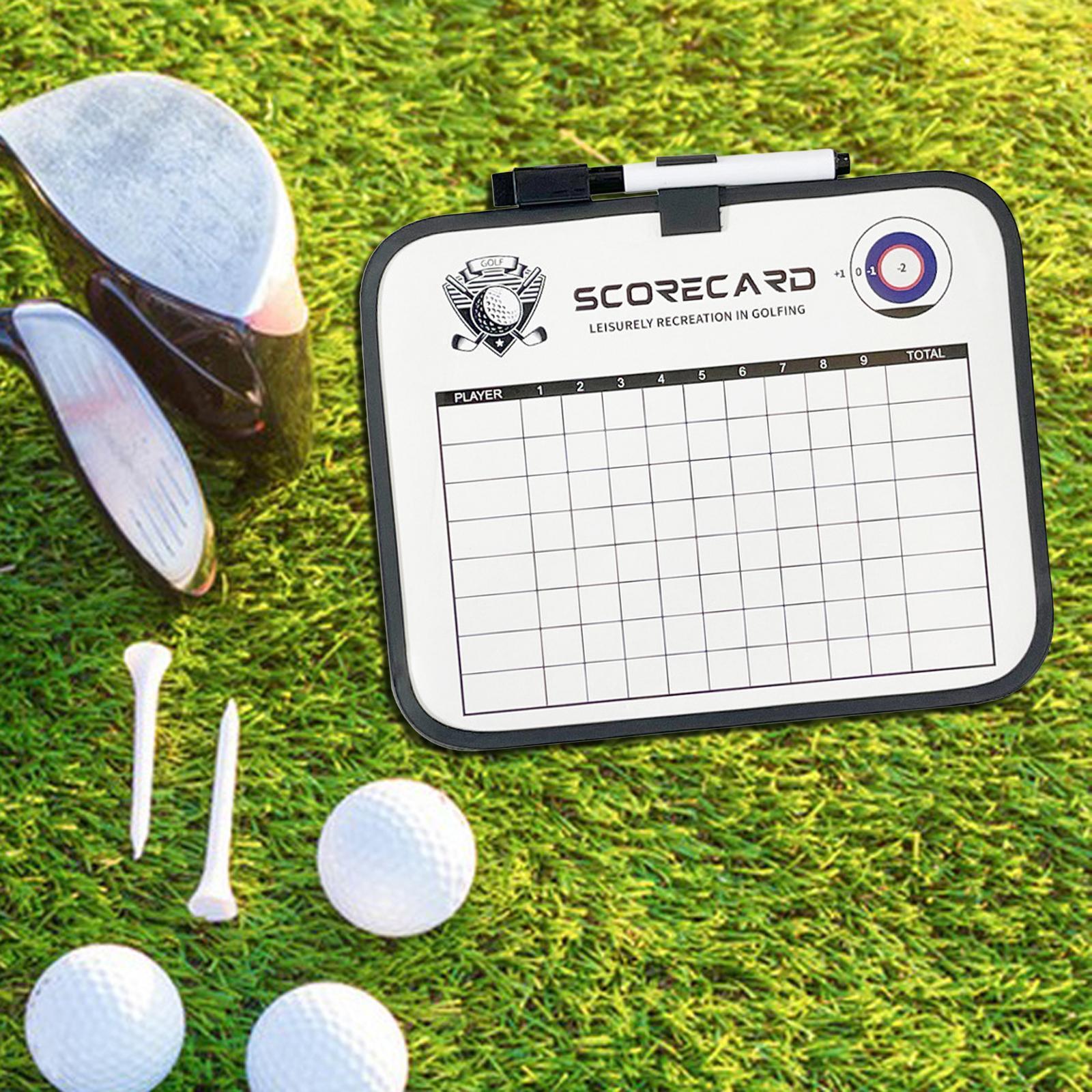 Golf Scoreboard for Game Scoring with Marker Golf Score Keeper Coaches ...