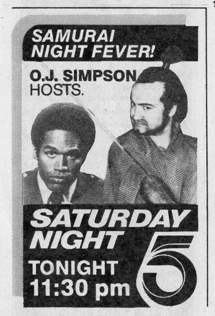 John Belushi Samurai Night Fever