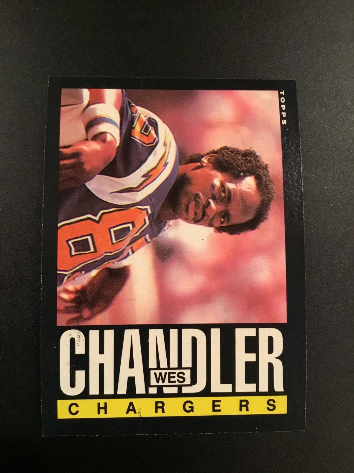 1985 Topps # 370 WES CHANDLER San Diego Chargers | eBay