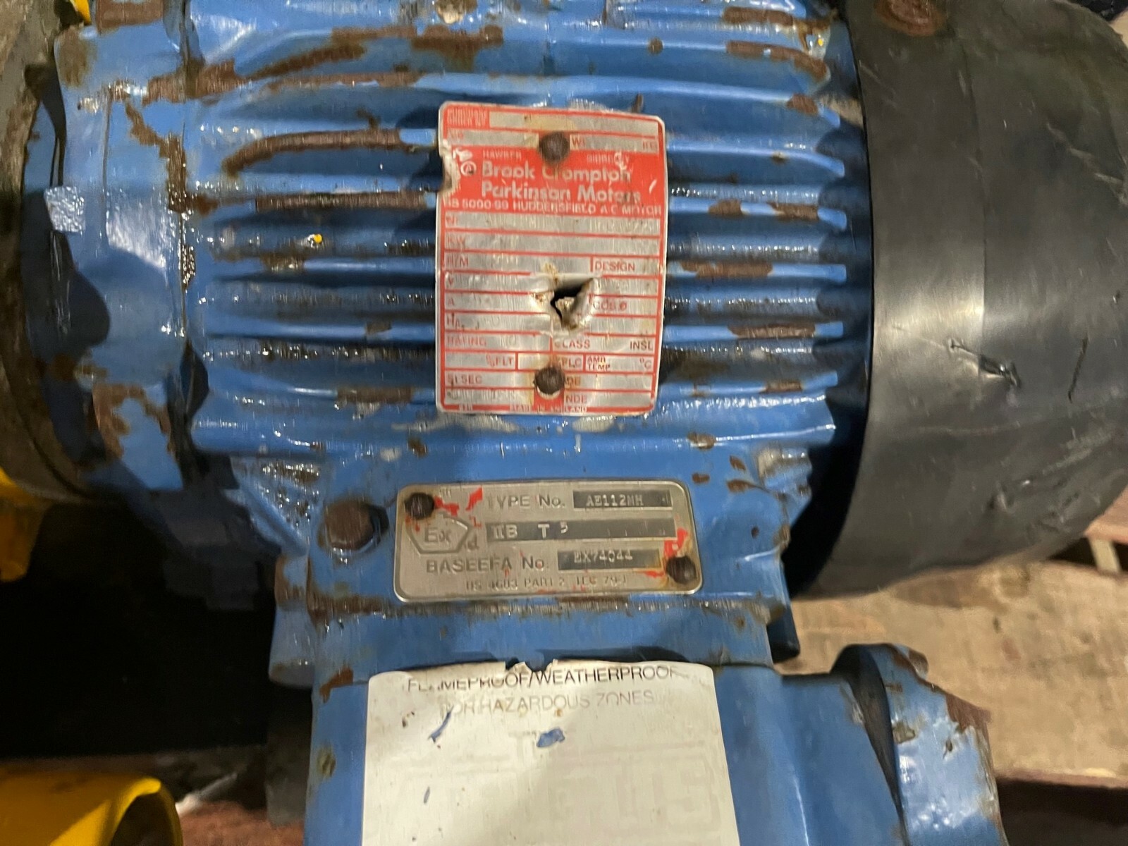 Spate 3B oil pump with 2.2kw flame prove motor + anti vibration ...