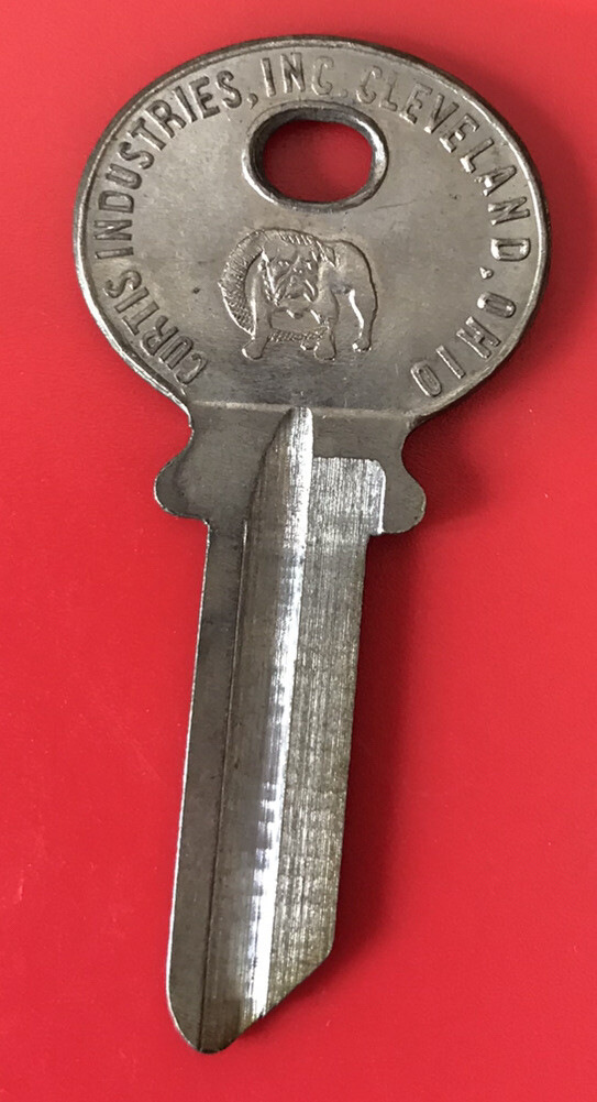 Vintage Curtis Bulldog Logo Key SF6 Lock Locksmith Blank NOS | eBay