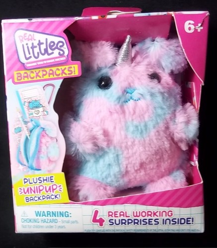 Real Littles PLUSHIES Unipup mini backpack 4 surprises NEW | eBay