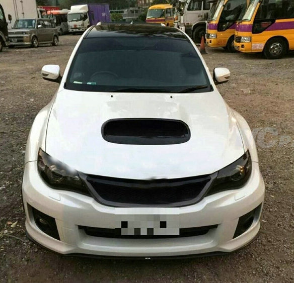 Carbon Fiber Air Flow Hood Scoop Bonnet Vent For Subaru Impreza WRX STi ...