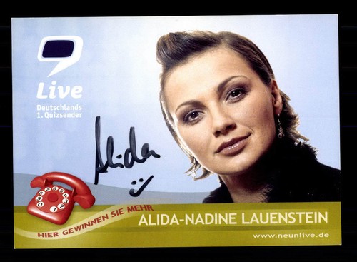 Alida Nadine Lauenstein Autogrammkarte Original Signiert # BC 91171 | eBay