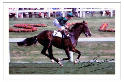 WALTER SWINBURN SIGNED PHOTO PRINT AUTOGRAPH SHERGAR 1981 DERBY HORSE ...